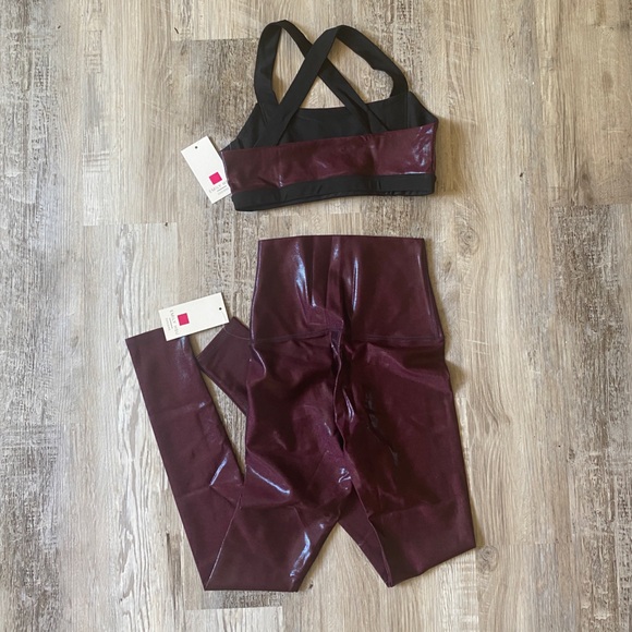 Emily Hsu Designs | Pants & Jumpsuits | Liquid Latex Emily Hsu Yoga Set ...